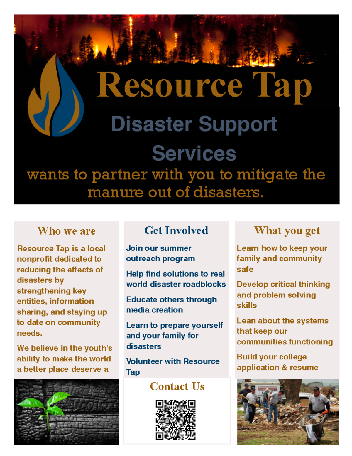 RT School Flyer corrected - Resource Tap Disaster Support Services ...