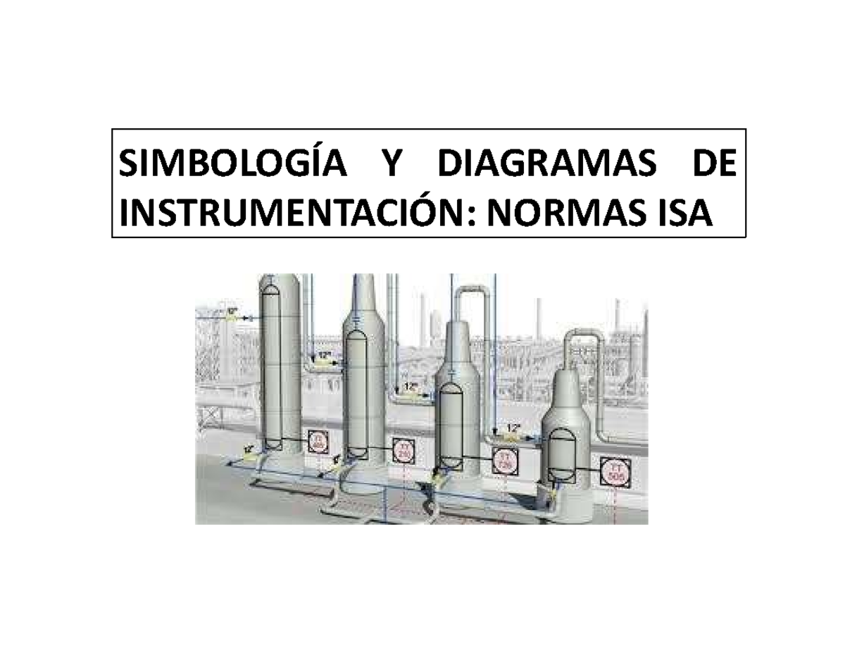 I Normas ISA - espero te sirva - SIMBOLOGÍA Y DIAGRAMAS DE ...