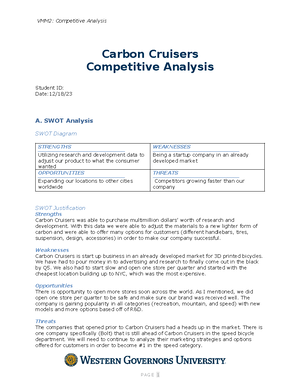 C721 Task 1 Assessment - PERFORMANCE ASSESSMENT C BY KATHRYN RIVA A ...