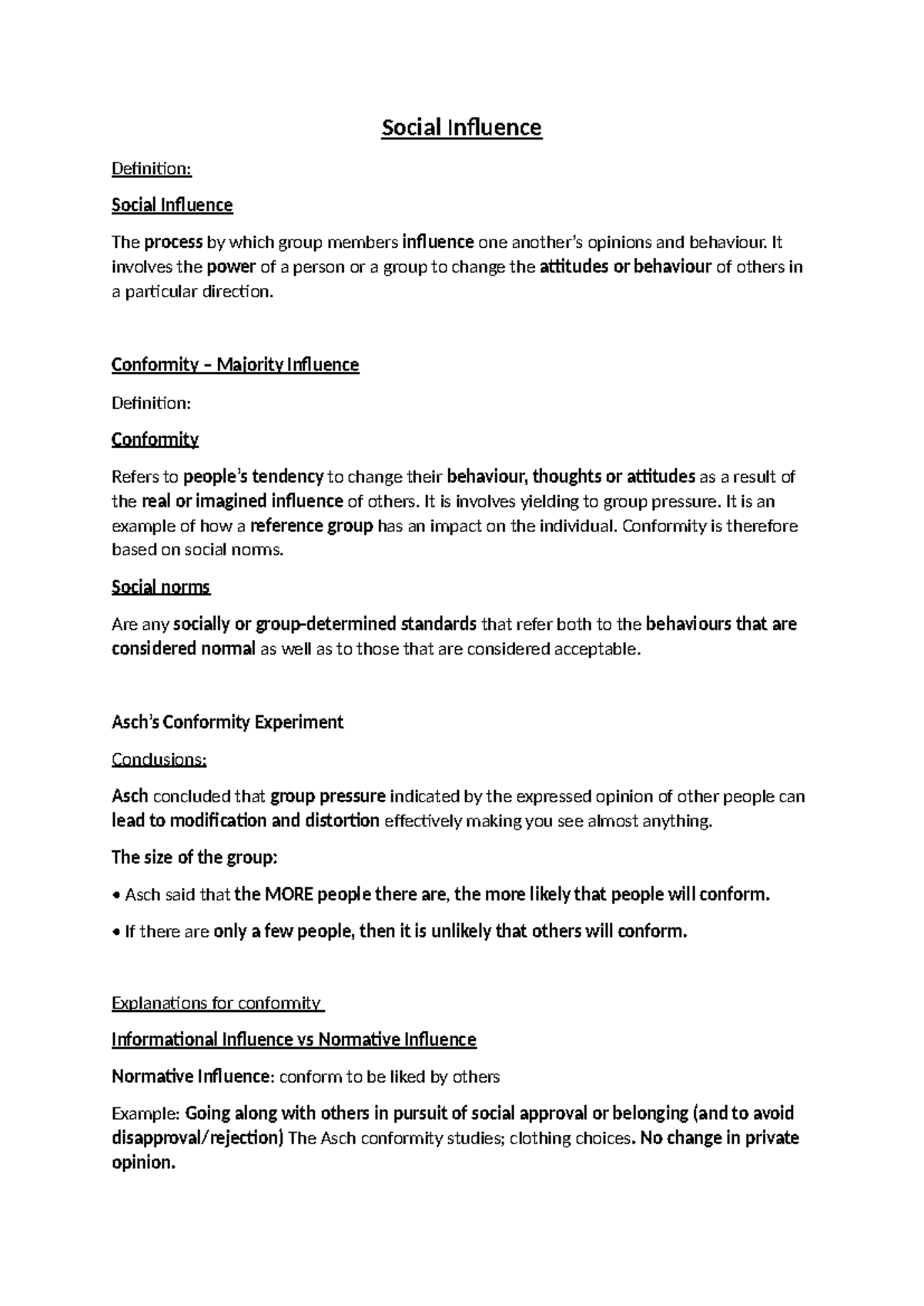 Social infulence - ... - Social Influence Definition: Social Influence ...