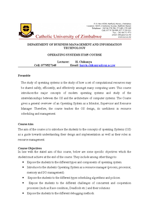 OS Handout - os notes - OPERATING SYSTEMS ESSENTIALS BY F 1 ...