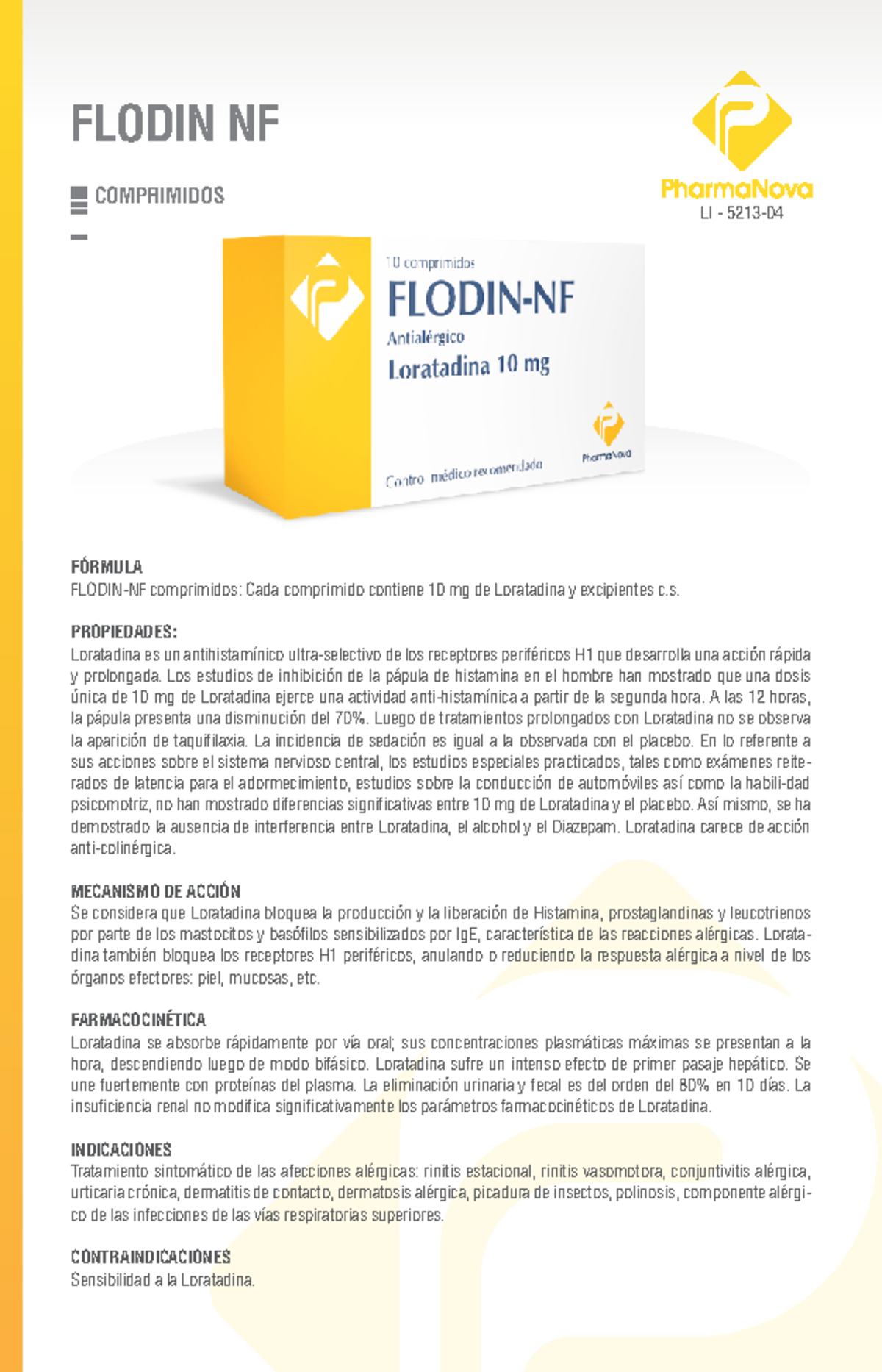 Pharmanova-flodin-nf 62a0dcf2ae425 - COMPRIMIDOS LI - 5213- FÓRMULA ...