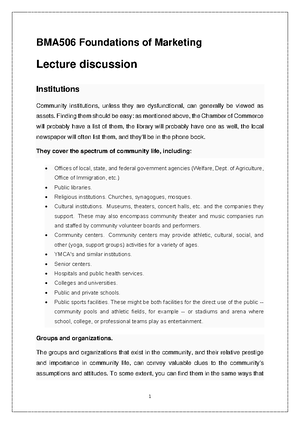 Unit Outline 2022 - Foundations of Marketing Assessment Requirement and ...