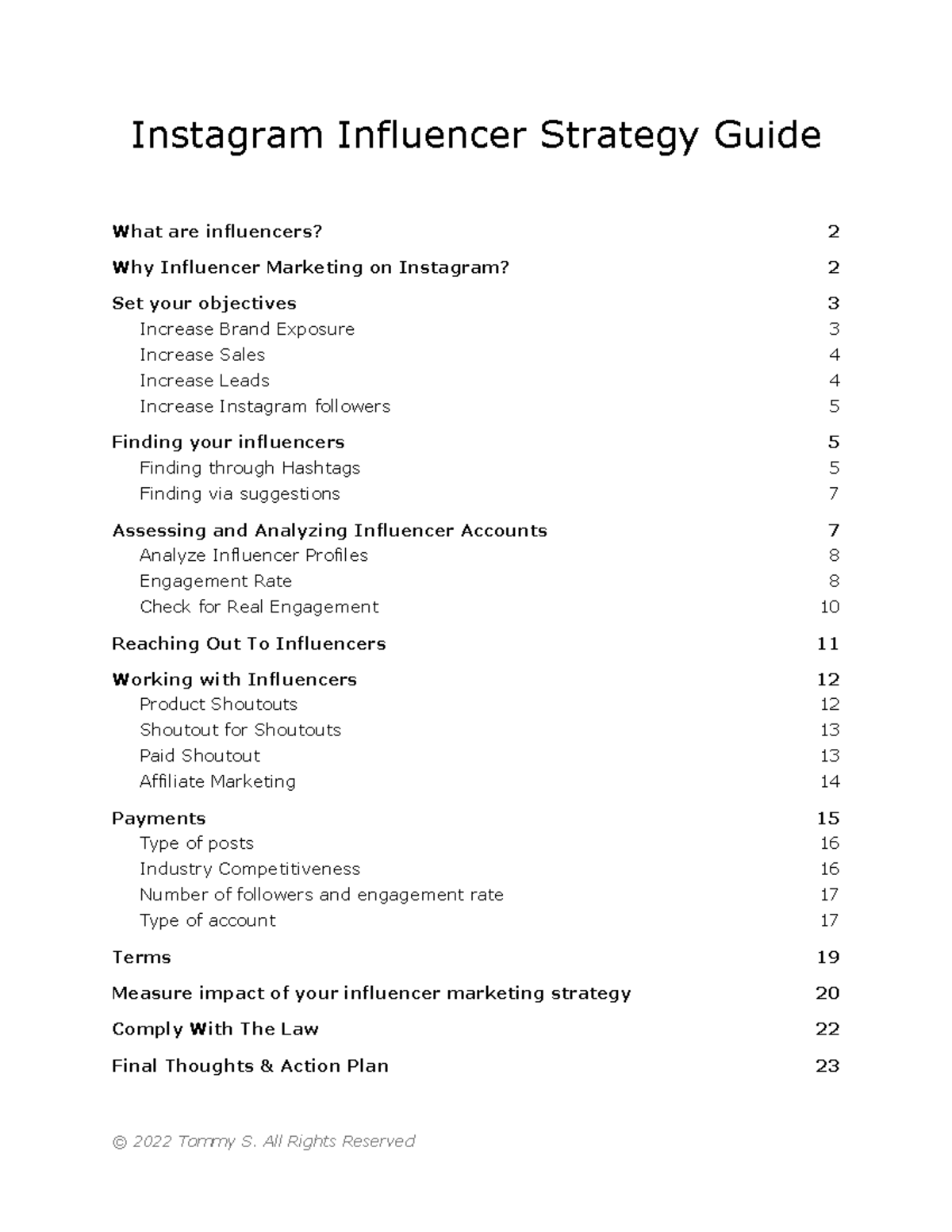 1. Instagram Influencer Marketing Guide 2022-2023 - Instagram Influencer Strategy Guide What are ...