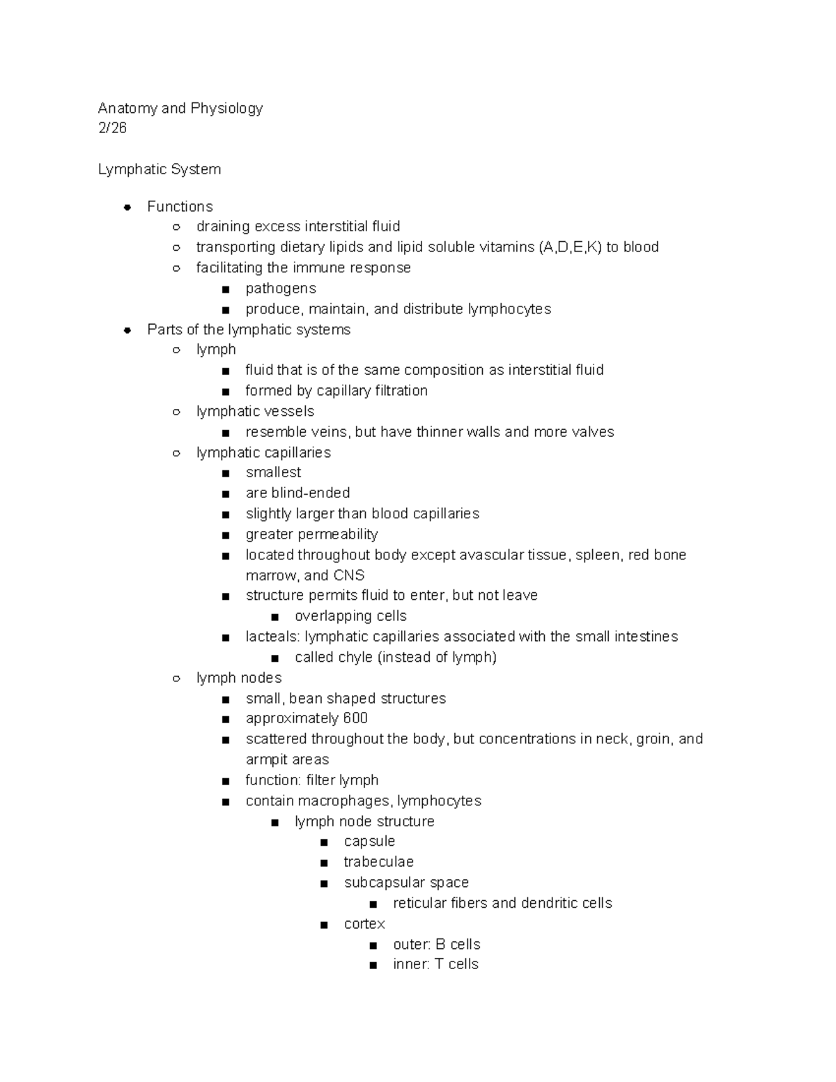 A&P Lymphatic System, Immune Response - Anatomy and Physiology 2 ...