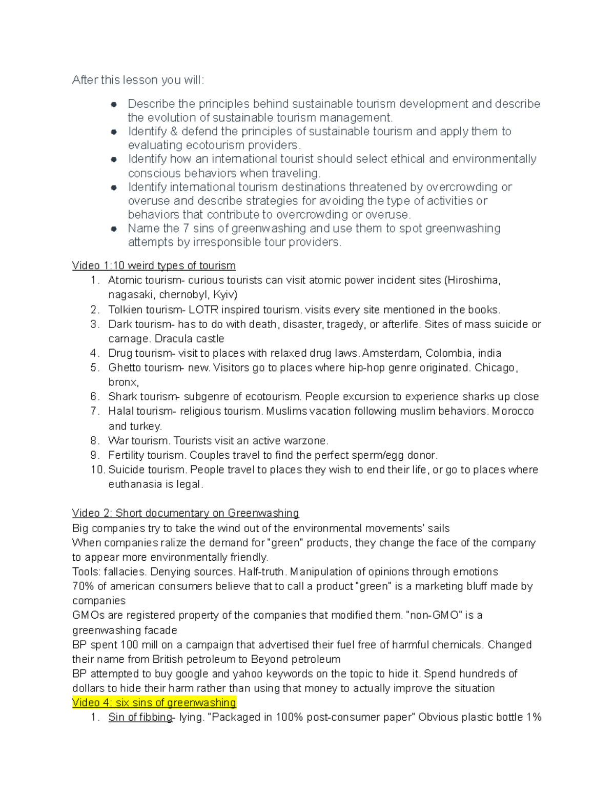 PRT module 4 eco(mis)labeling - After this lesson you will: Describe ...