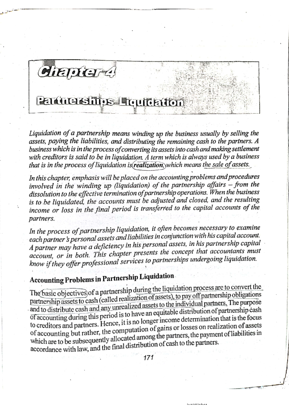 Advan Acc 1-Chapter 4 - BSA - Studocu