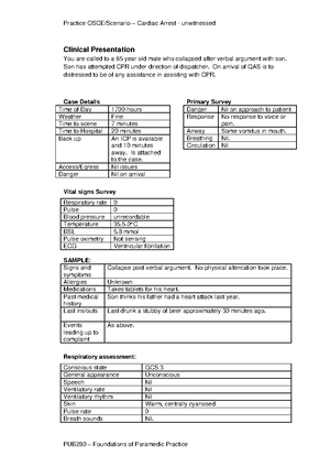 Practical - practice OSCE/scenario - asthma - Practice OSCE/Scenario ...