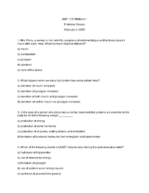 ANP1107 Question bank- Digestive system - 3 b. 1 c. 5 d. 4 ANS: D; The ...