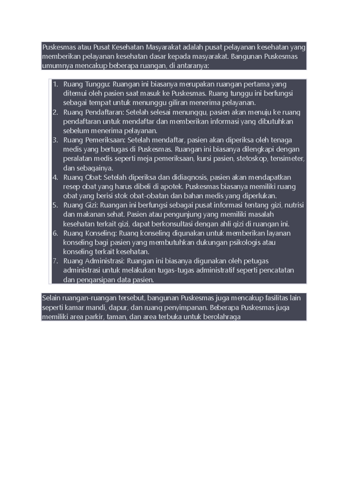 Bangunan Puskesmas - Puskesmas atau Pusat Kesehatan Masyarakat adalah ...