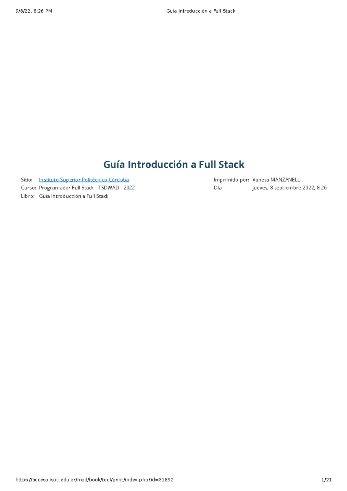 Guía Introducción a Full Stack - Guía Introducción a Full Stack Sitio ...