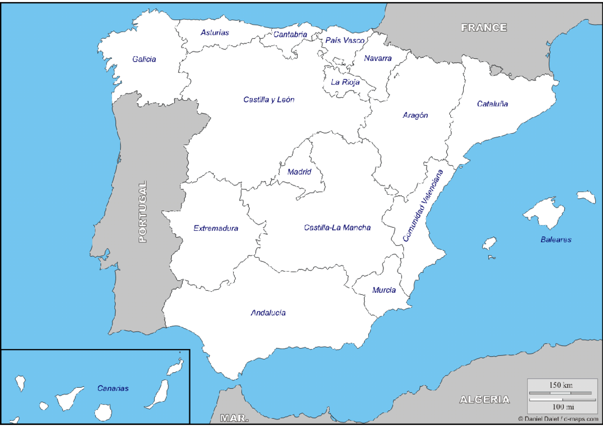 Mapa-autonomc 3adas - varios - lengua castellana - Studocu