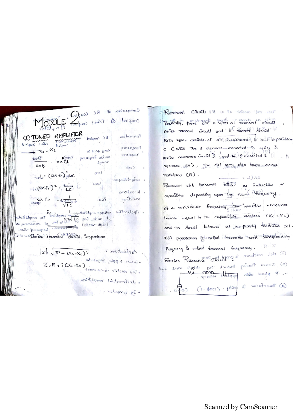 Circuit module 2 - Electronic devices and circuits - Studocu