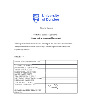 Assessment scales University of Dundee, UK - Assessment scales An ...