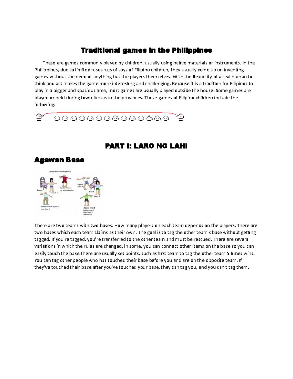 Traditional games in the Philippines PART 1 - Traditional games in the ...