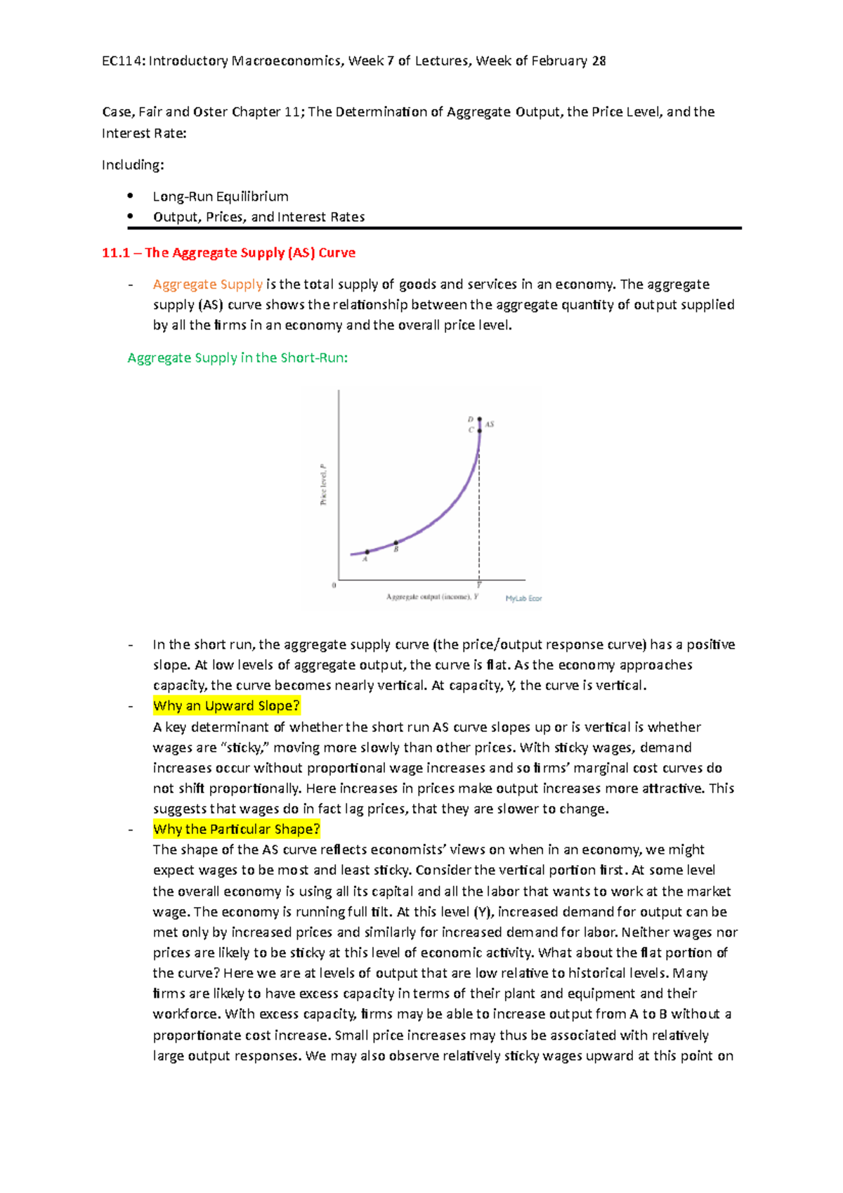Case, Fair and Oster Textbook Week 7 - Case, Fair and Oster Chapter 11 ...