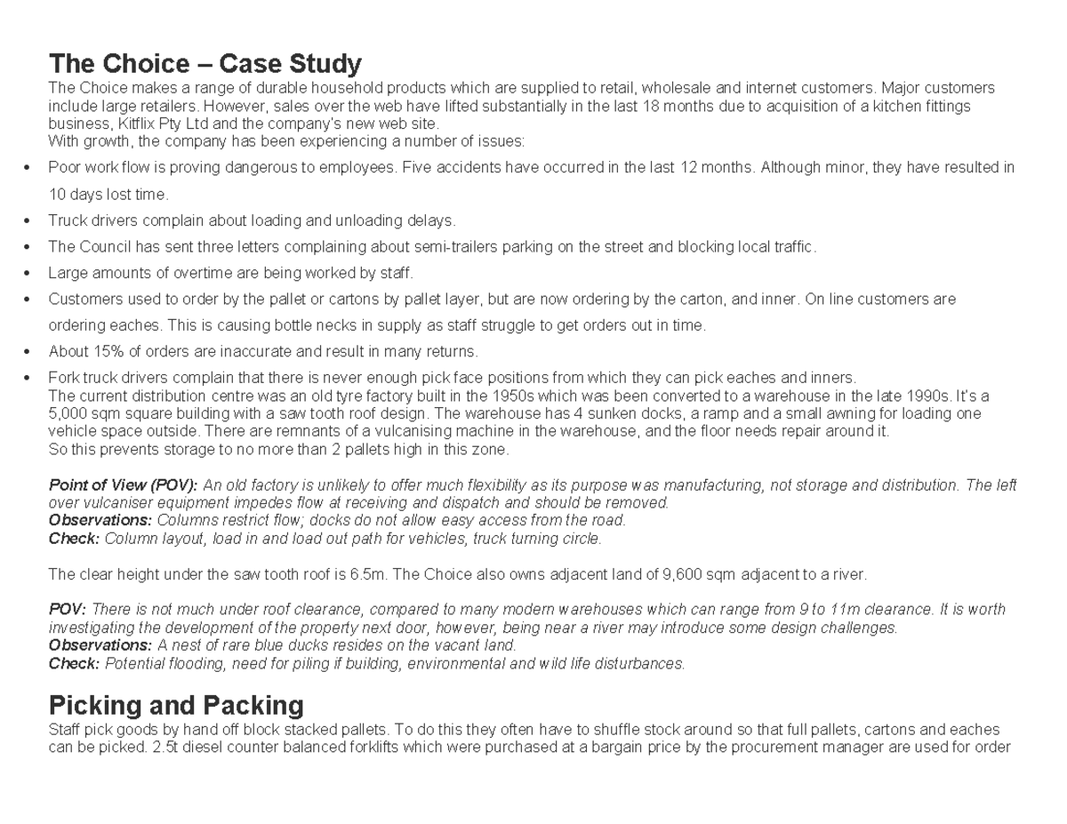 The Choice - rârararar - The Choice – Case Study The Choice makes a range of durable household ...
