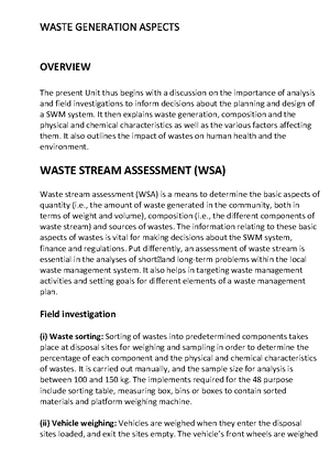 Module VI PART 2 - Indore process, Bangalore process (advantages and ...