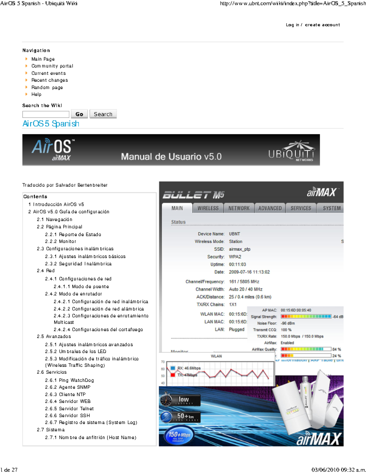 Airos-ubiquiti-castellano - Navigation Main Page Community portal ...