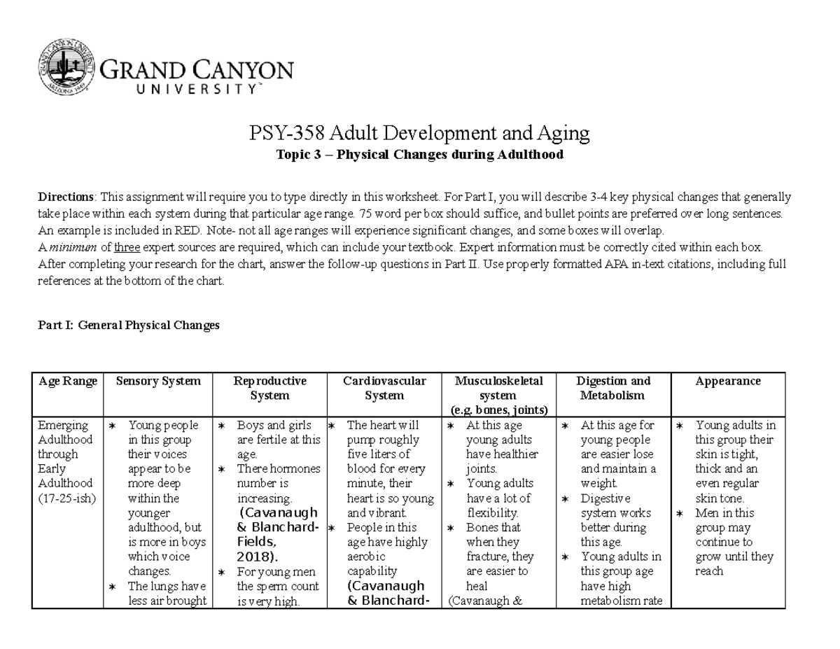 PSY358-RS-Physical System Changes Liliana Alas de Acevedo - PSY-358 ...