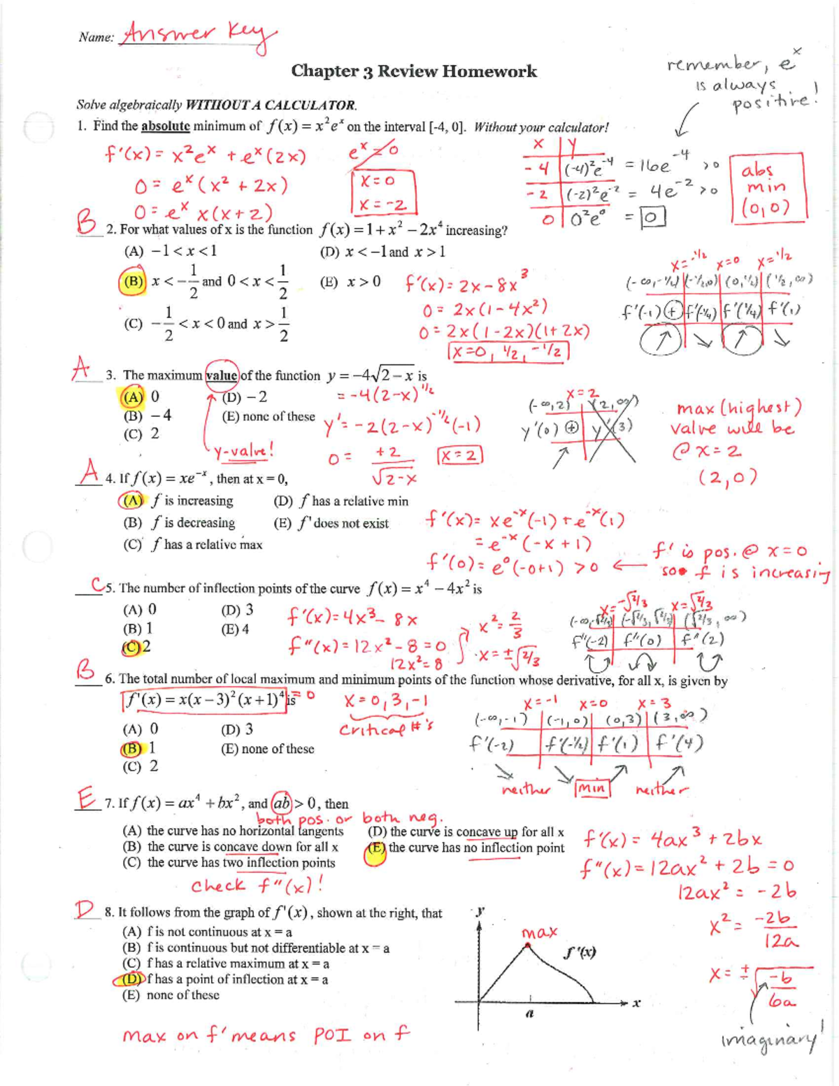 Ch 3 Review HW Solutions - Studocu