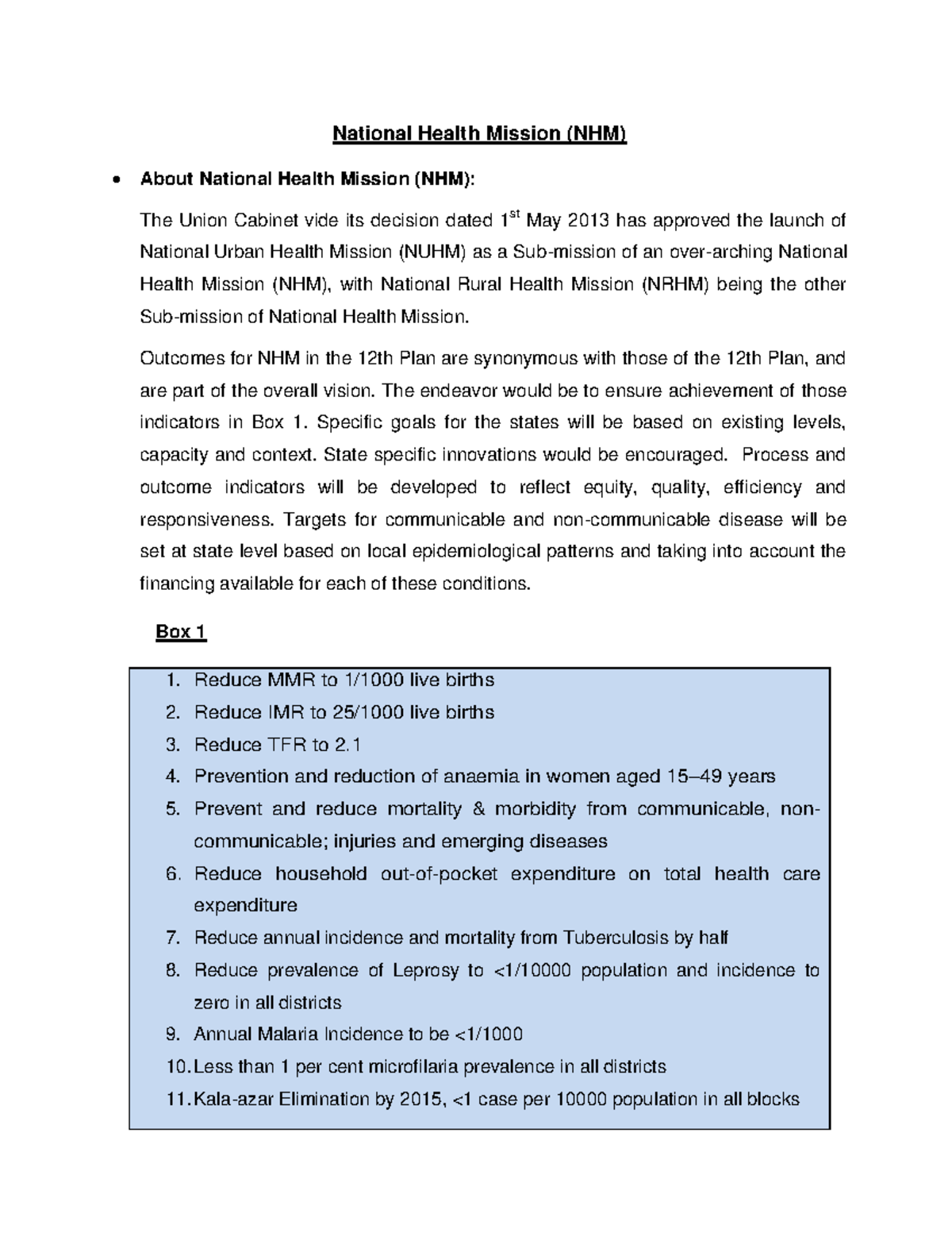 NHM more information - HOPE THIS HELPS - National Health Mission (NHM ...