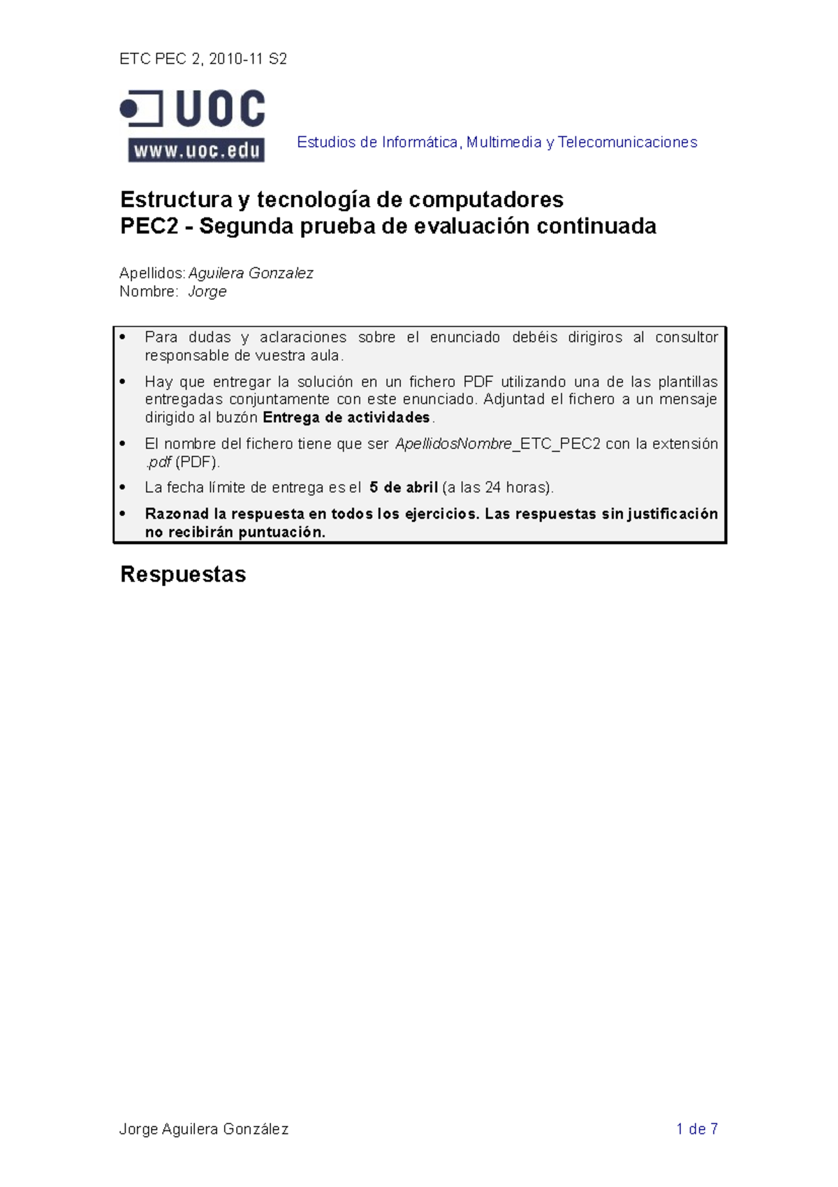 ETC PEC2 Respuestas Practica - Estudios de Informática, Multimedia y ...