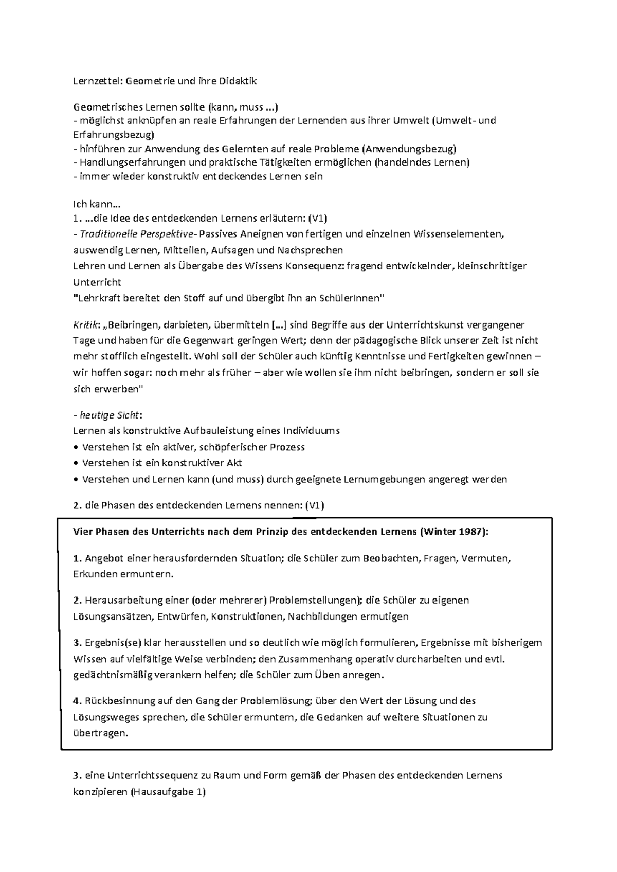 Lernzettel geo anhand der Kompetenzchecks - Warning: TT: undefined function: 32 Warning: TT ...