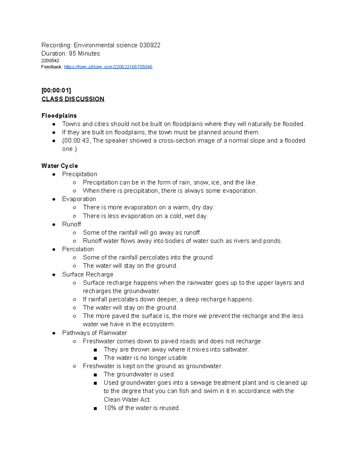 Environmental science 030922 - Recording: Environmental science 030922 ...