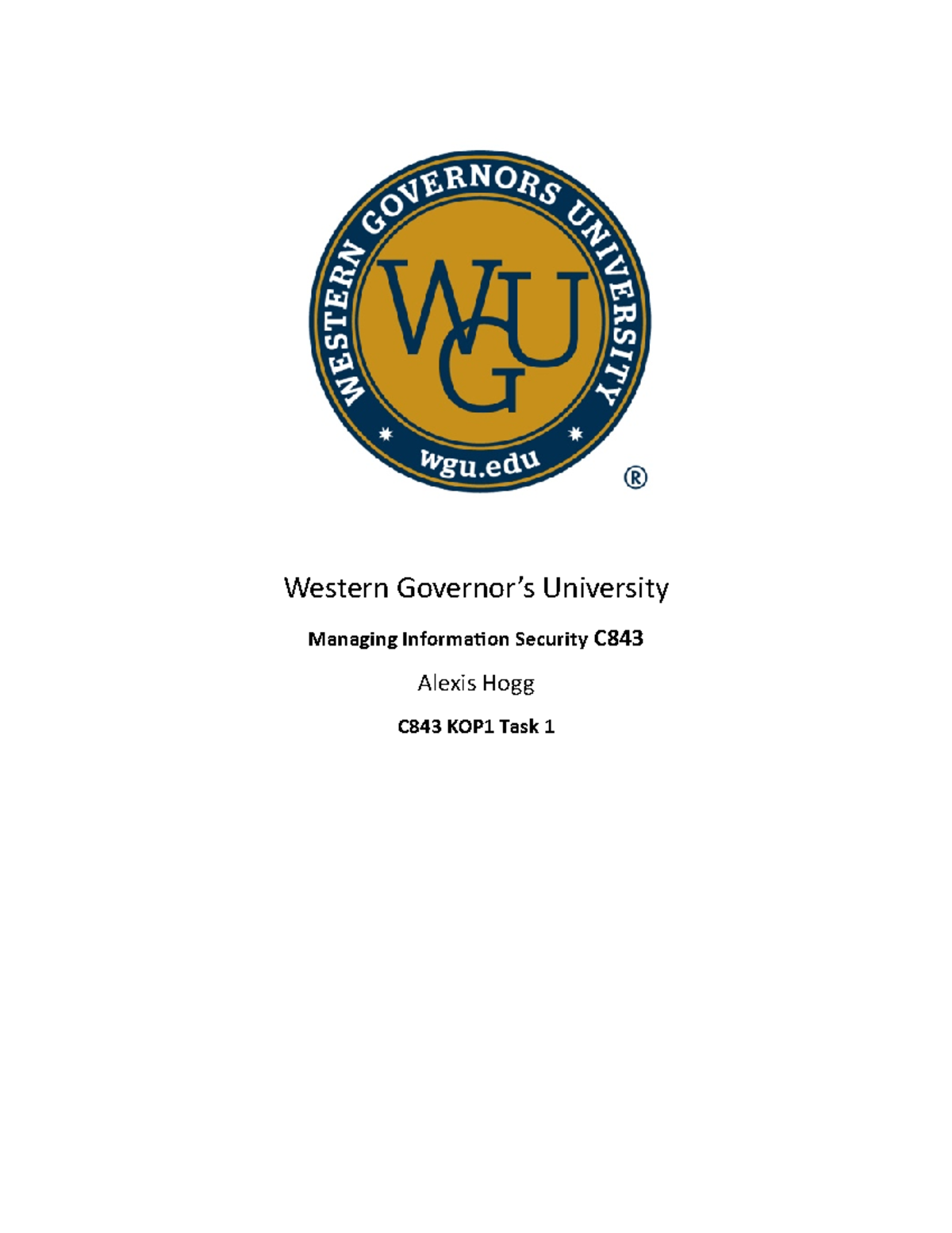 Paper - exam one vocabulary and notes - Western Governor’s University ...