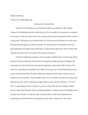 Week 4 classsics - Lecture 7 : the olympians; zeus, hera, poseidon and ...