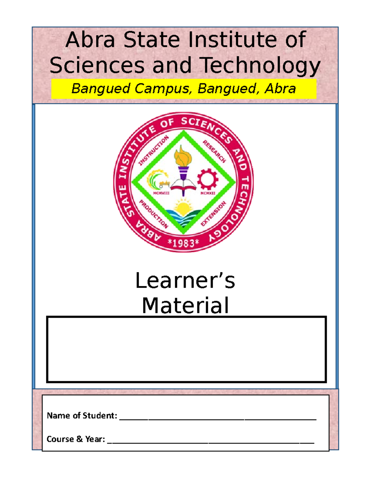 Health and disaster Risk - Abra State Institute of Sciences and ...