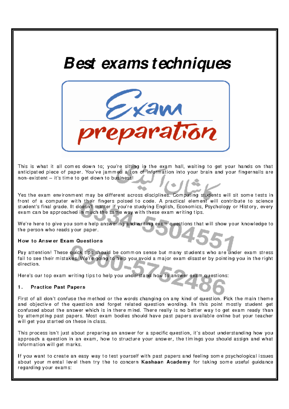 5010-Solved Guess paper - Best exams techniques This is w hat it all ...