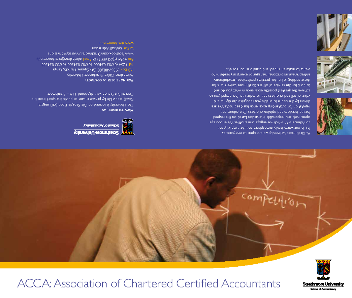 SOA ACCA brochure new format showing the minimal ACCA requirements ...