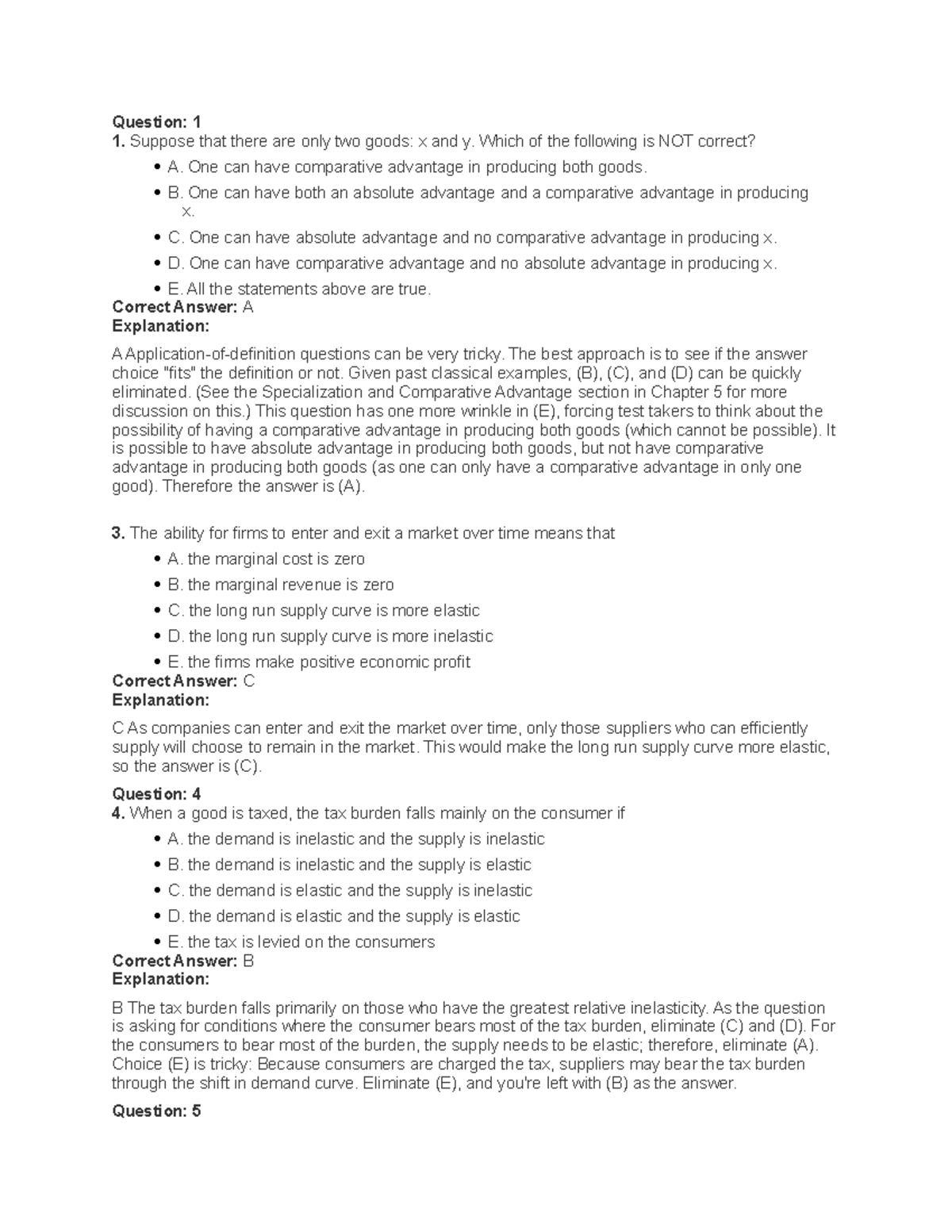 New Microsoft Word Document - Question: 1 1. Suppose that there are ...