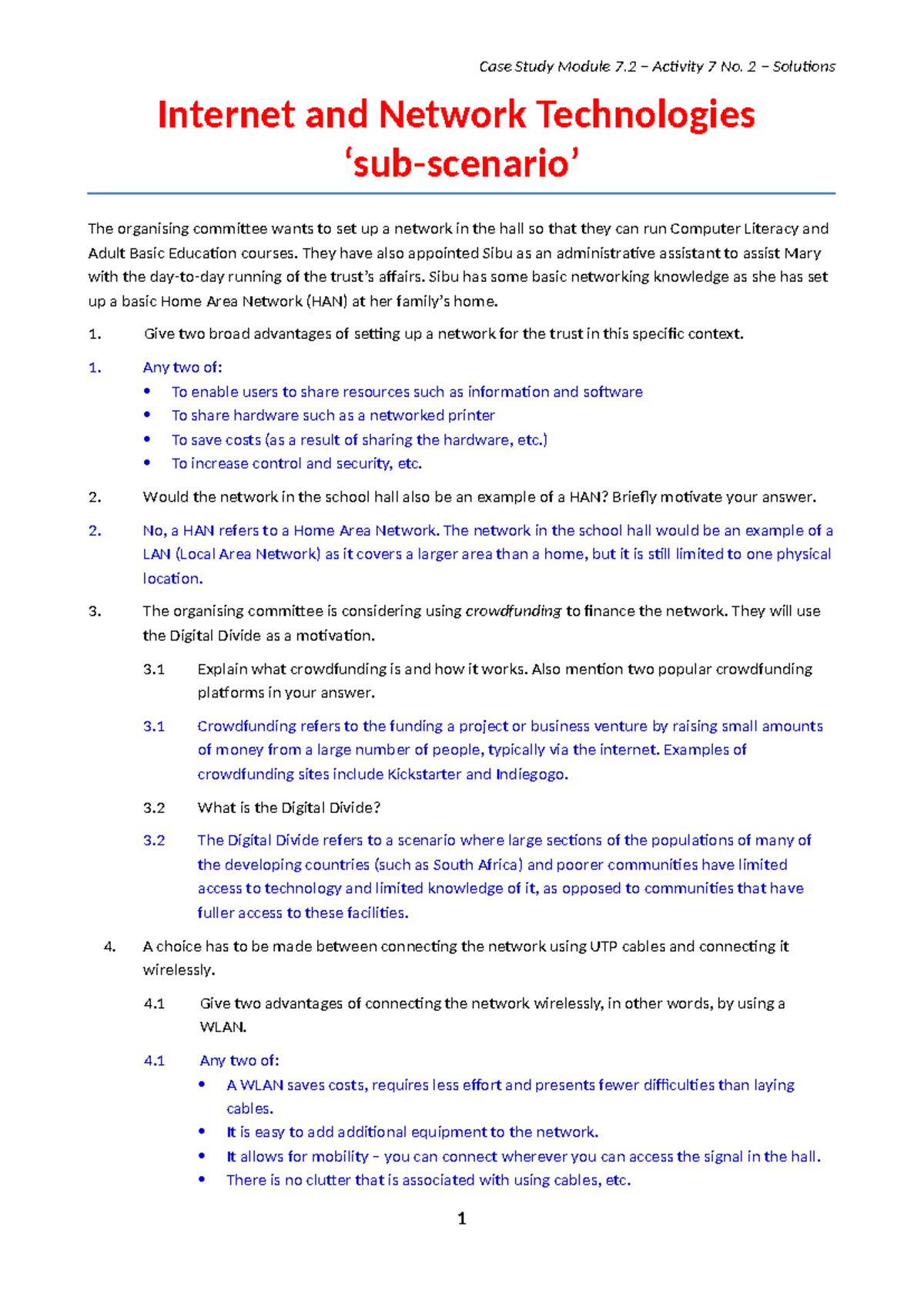 7 2 Internet Network Technologies Answers - Case Study Module 7 ...