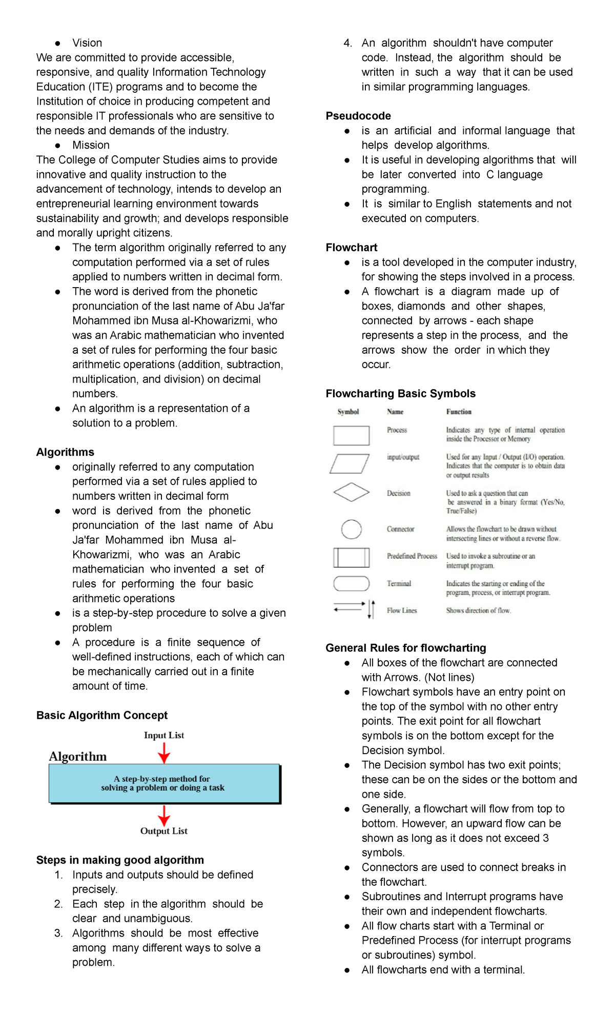computer programming - Vision We are committed to provide accessible ...