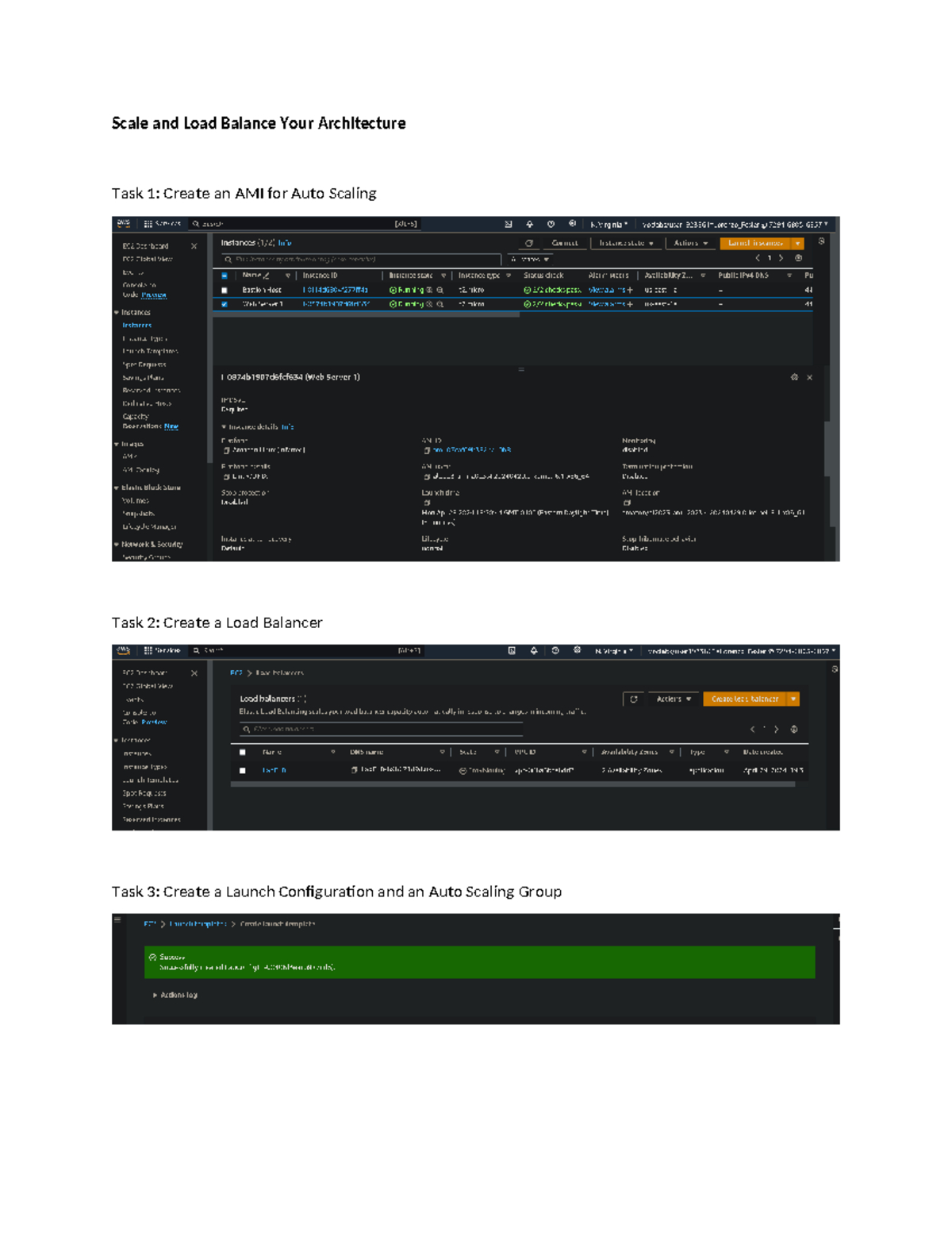 Scale and Load Balance Your Architecture Lab - CMIT326 - Scale and Load Balance Your ...