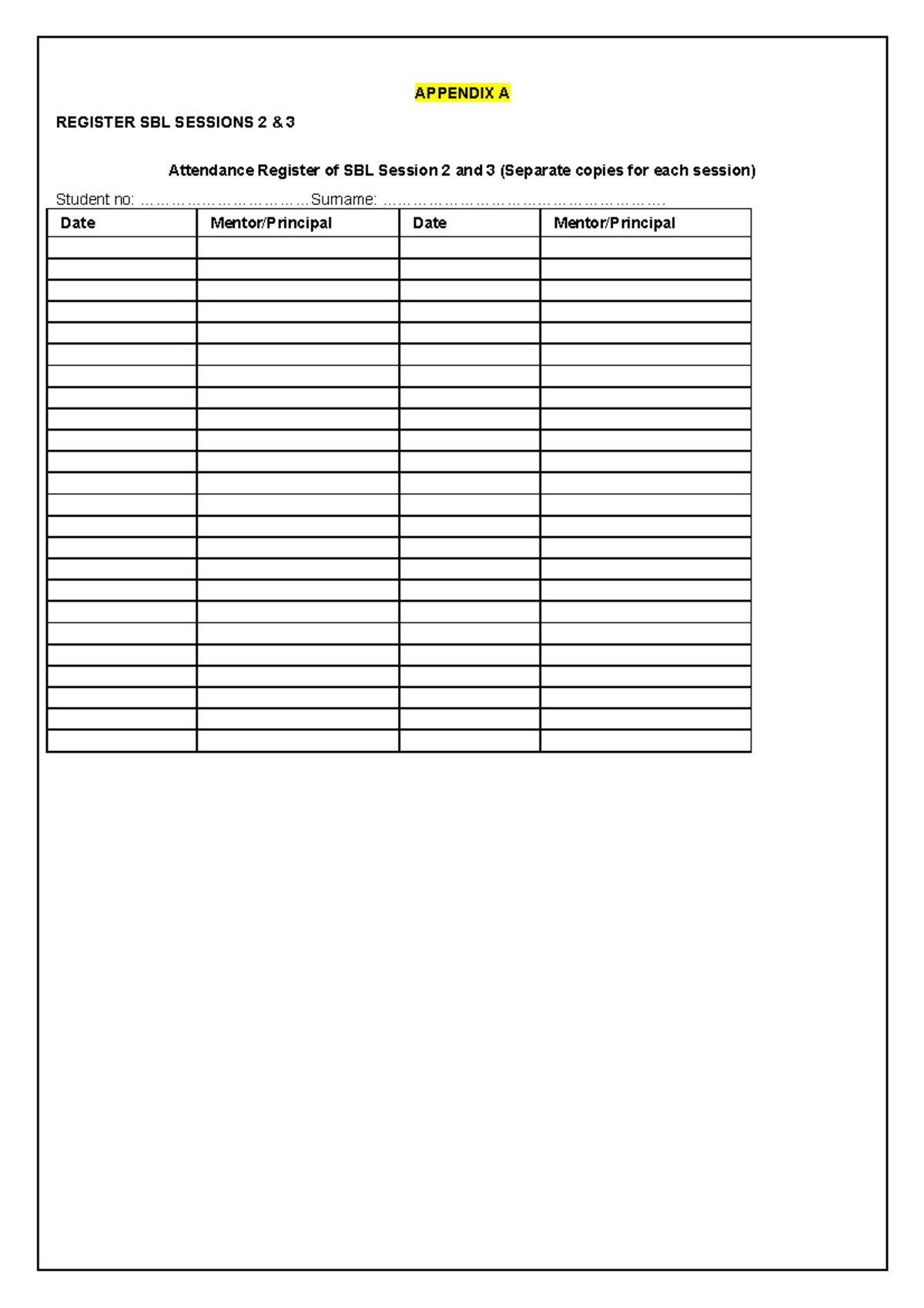 NST Grade 5 lesson plan - APPENDIX A REGISTER SBL SESSIONS 2 & 3 ...