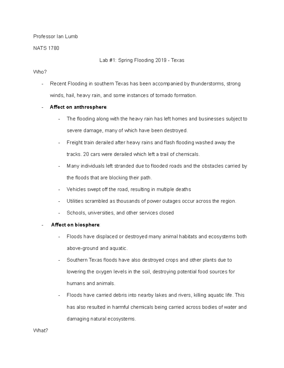 NATS 1780 Lab 1 - With professor Ian Lumb - Professor Ian Lumb NATS ...