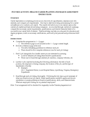 Healthcare Management Research Project Final Assignment Instructions ...