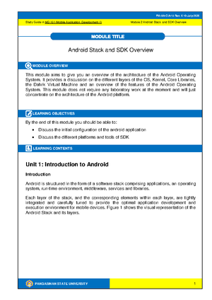 MD 101 - SG4 - Use this as your reference and reviewer. - Study Guide in MD 101 (Mobile ...