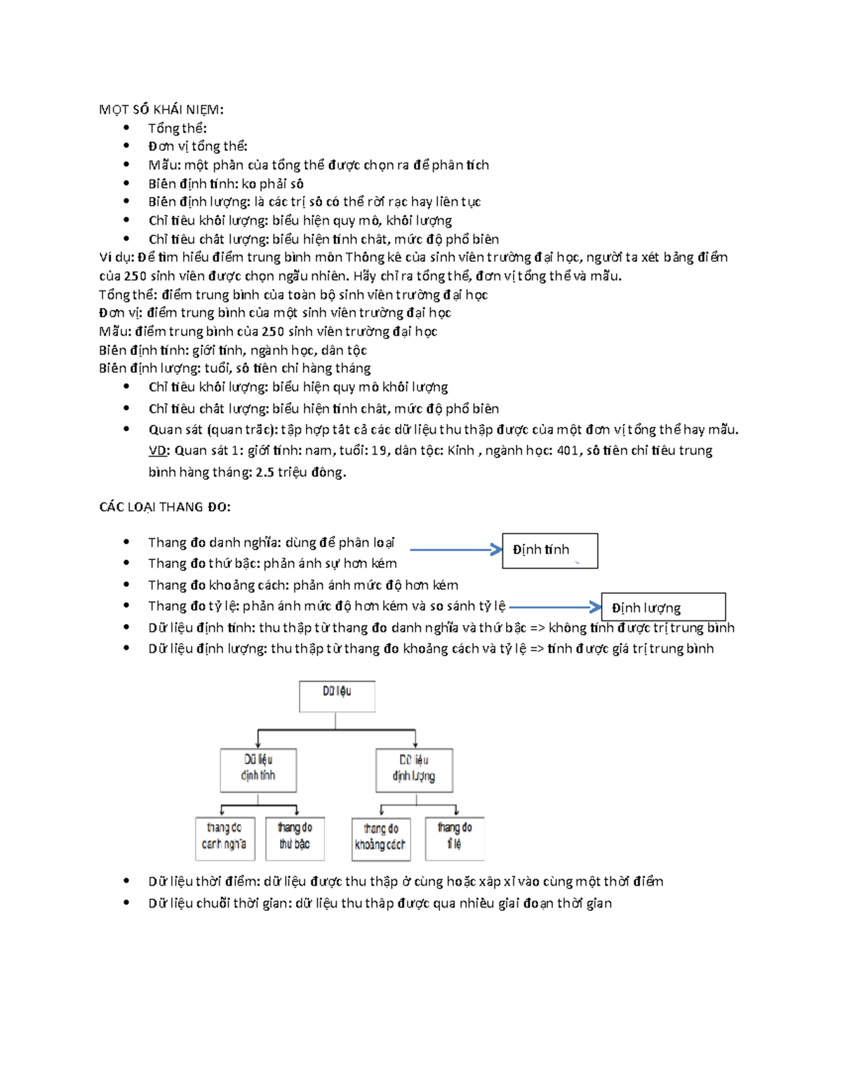 THỐNG KÊ ỨNG DỤNG - M ỘT SỐỐ KHÁI NI M: Ệ T ng th :ổ ể Đ n v t ng th :ơ ị ổ ể Mẫẫu: m t phẫần ...