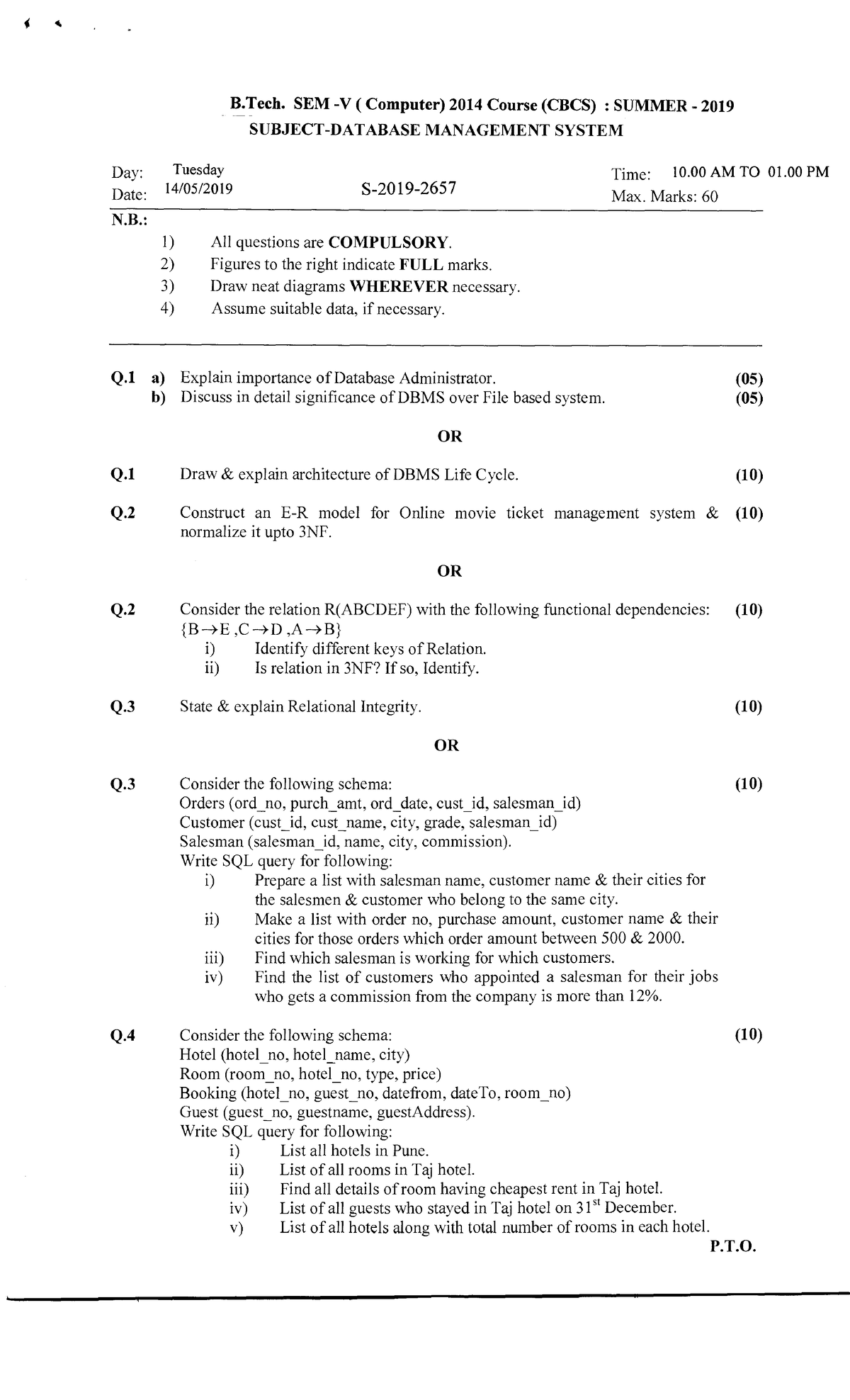 Database Management Systems - Computer Networks - Studocu