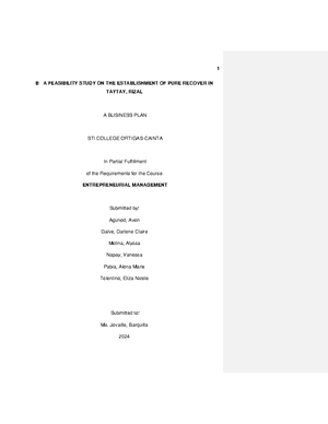 Reflection^N 1 - financial management - REFLECTION ABOUT “CONCEPT ...