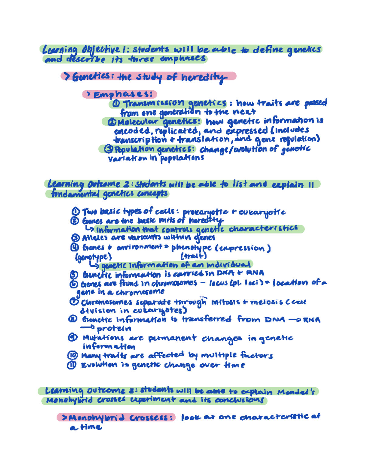 1.4 lecture notes - Learning objective 1: students will be able to ...