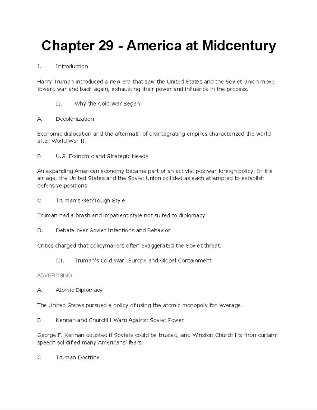Chapter 29 - America at Midcentury - Chapter 29 - America at Midcentury ...