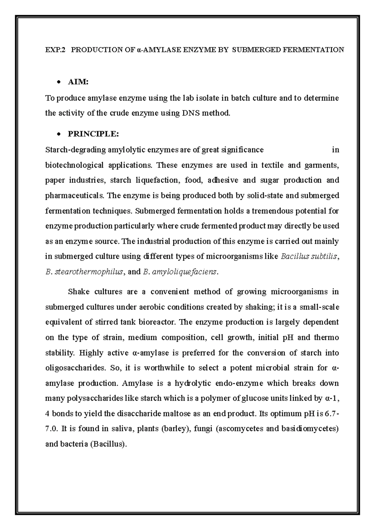 Exp 2 Isolation, Enumeration and Purification of bacteria - Expt. No: 2 ...