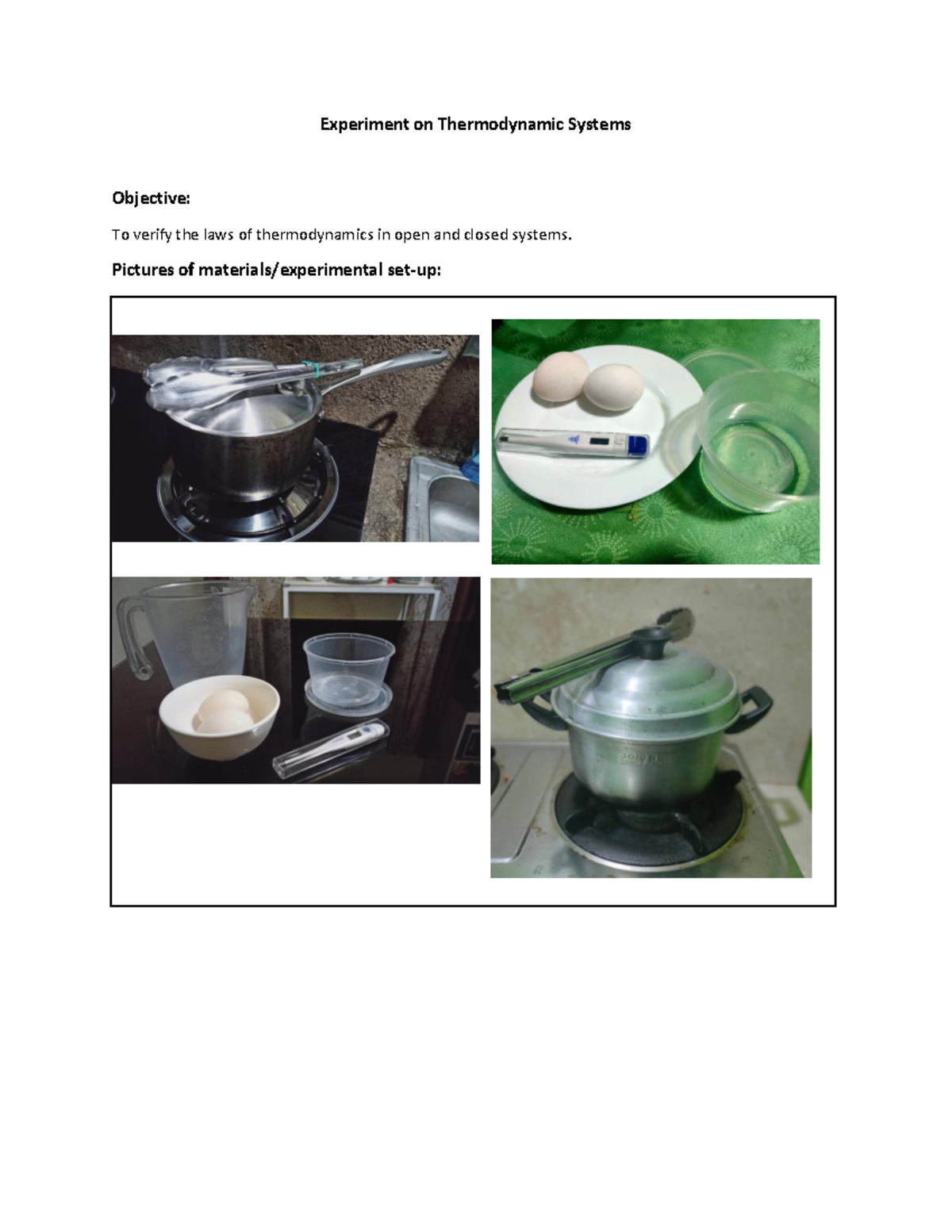 Experiment on Thermodynamics Systems - Calculus-Based Physics 2 - TIP ...