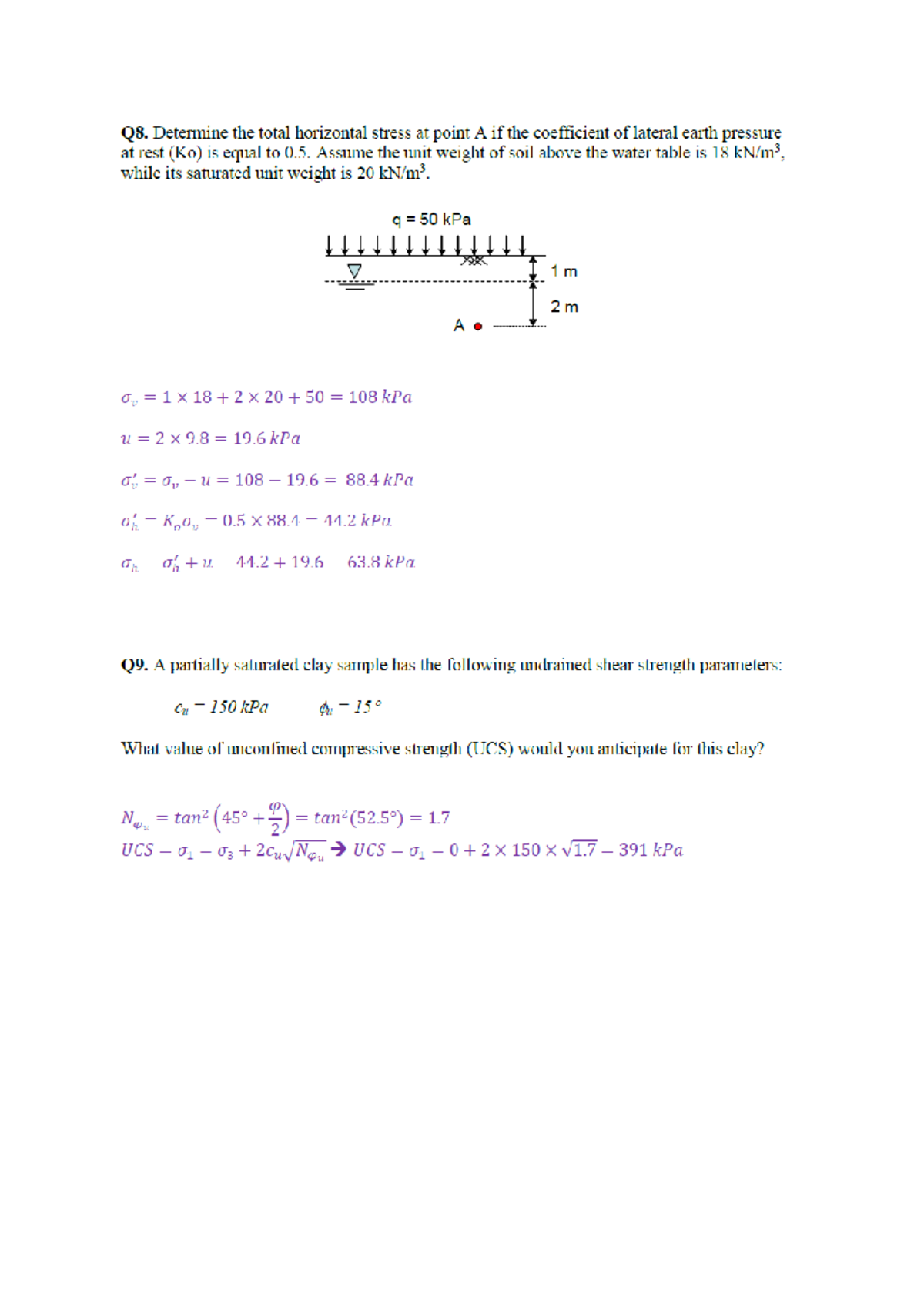 Geotech 2020 quiz q8-q11 - 048360 - Studocu